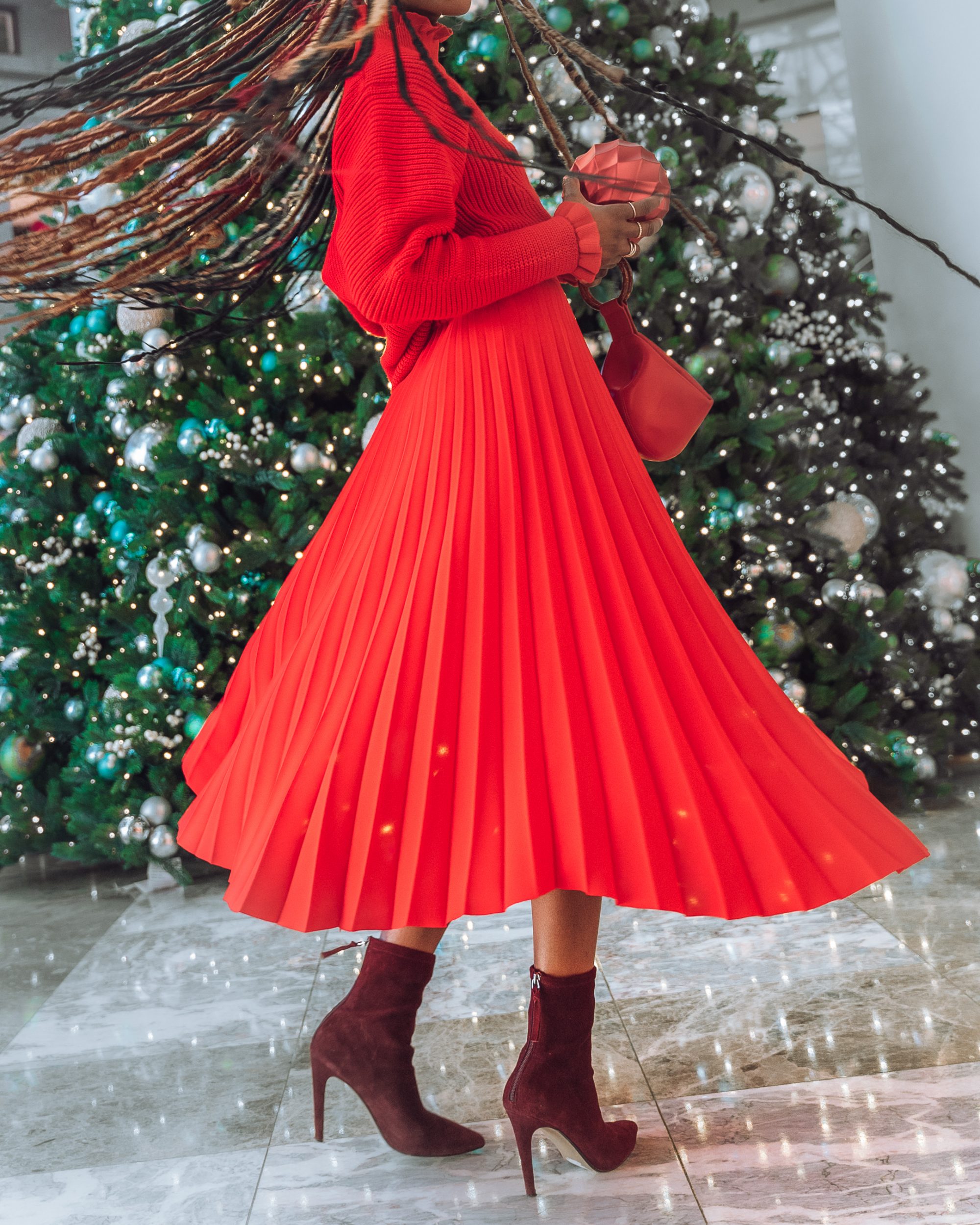 OOTD: How to Style a Chic Red Holiday Outfit - OpalbyOpal