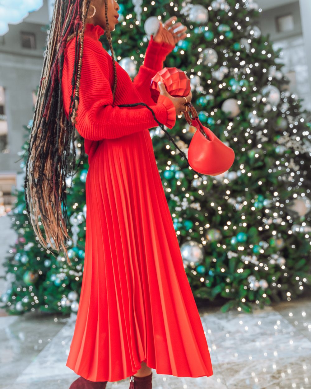 OOTD: How to Style a Chic Red Holiday Outfit - OpalbyOpal